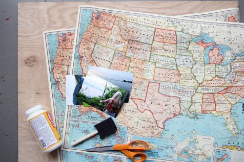 Travel Map Photography